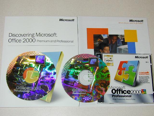 Open Box: Microsoft Office 2000 Professional Academic CD - Newegg.com
