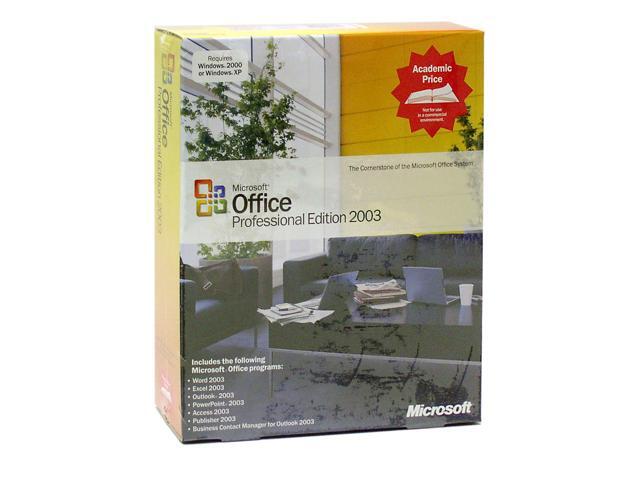 Microsoft Office Professional 2003 - Newegg.com