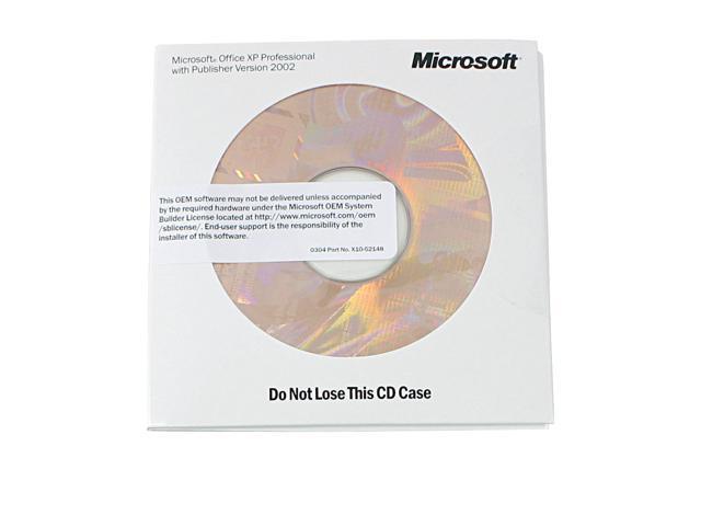 Microsoft Office XP Professional with SP3 and MS Publisher - Newegg.com