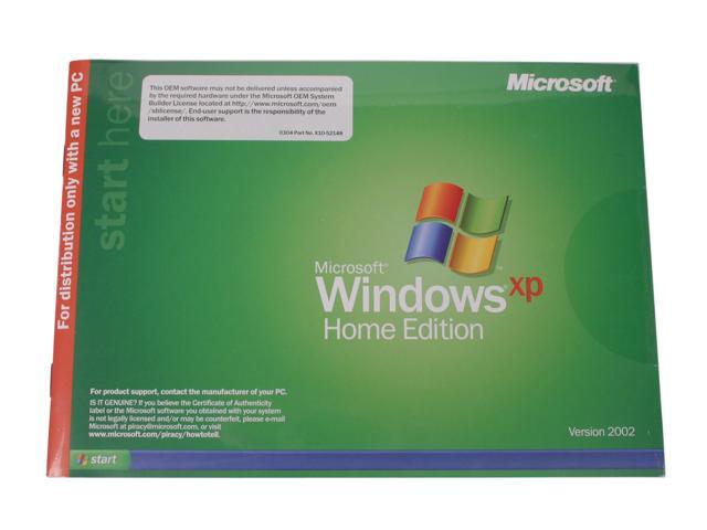 Microsoft XP Home Edition w/SP2 - w/MS Plus! Digital Media Edition ...