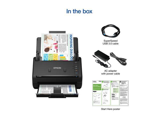 Epson WorkForce ES-400 II Color Duplex Desktop Document Scanner for PC ...