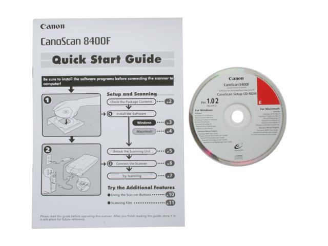 Refurbished: Canon CanoScan 8400F Flatbed Color Image Scanner - Newegg.com