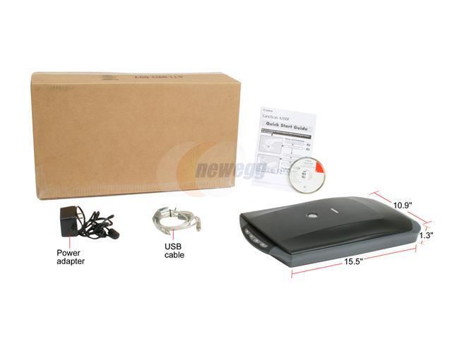 Open Box: Canon CanoScan LiDE 500F 9555A013AA Flatbed, color and ...