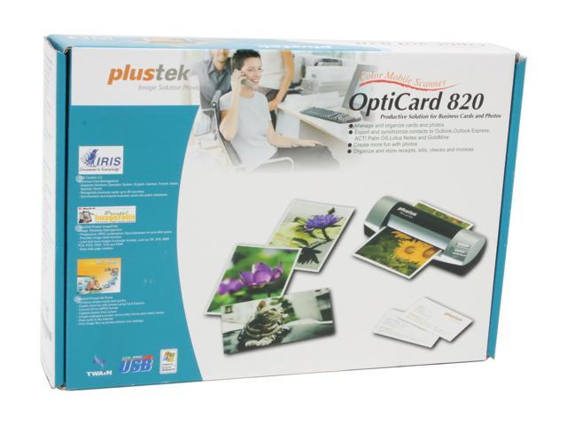 Plustek OptiCard 820 Card Scanner - Newegg.com