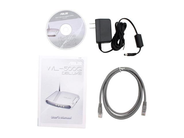 ASUS WL-500G DLX High Speed Wireless Router - Afterburner Technology ...