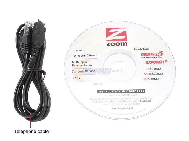 Zoom Telephonics 3075-00-00C PCMCIA Modem - Newegg.com