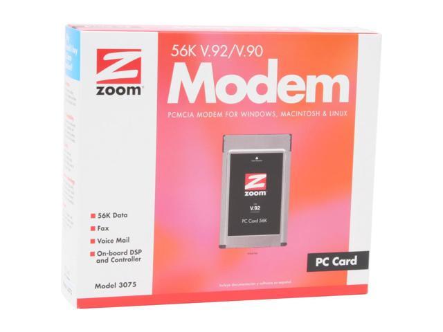 Zoom Telephonics 3075-00-00C PCMCIA Modem - Newegg.com