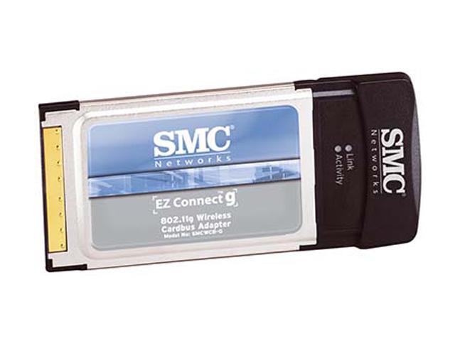 SMC LG-ERICSSON EZ Connect SMCWCB-G2 54Mbps Wireless Cardbus Adapter ...