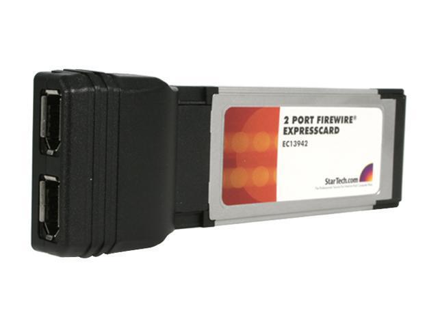 StarTech.com 2 Port ExpressCard Laptop 1394a Firewire Adapter Card Model EC13942 - Newegg.ca