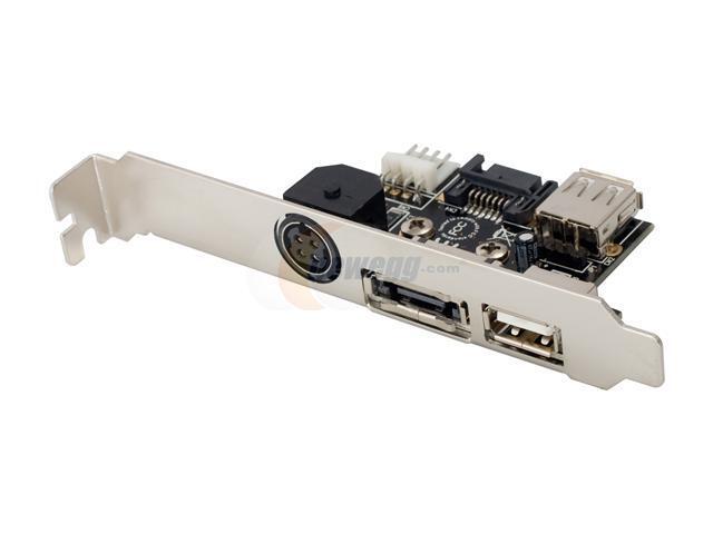 SYBA Low Profile SATA + USB + Power Extension Module Model SD-PCI50022 ...