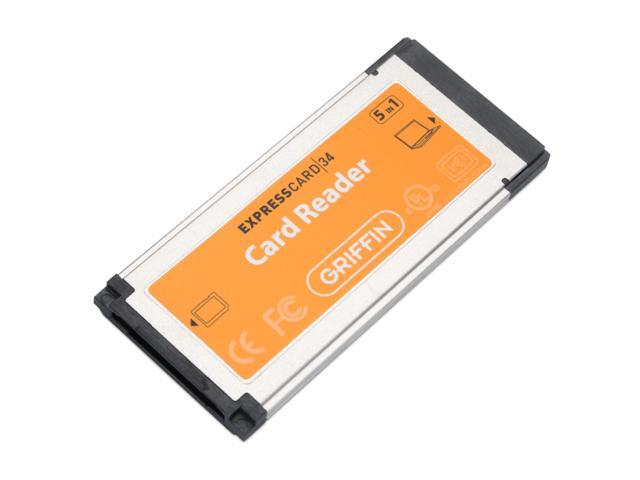 GRIFFIN ExpressCard/34 Slot 5-in-1 Card Reader Model 1095-XCRDR ...