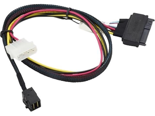 Supermicro Cable CBL-SAST-0957 Copper Cable OCuLink SFF-8611 to U.2 SFF ...
