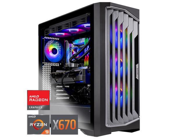 Skytech Legacy Gaming PC Desktop, Ryzen 9 9900X3D 4.4 GHz (5.5GHz Turbo ...