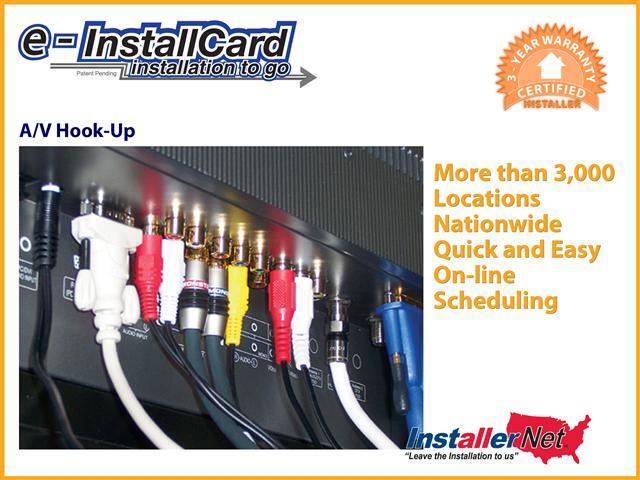 InstallerNet A/V Hook-Up e-InstallCard - Newegg.com