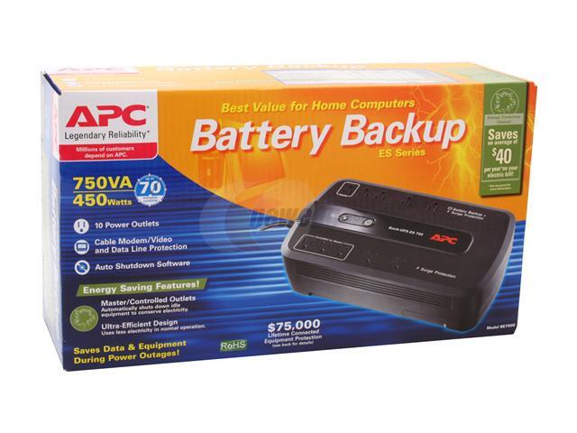 APC BE750G Power Saving Back-UPS ES - Newegg.ca