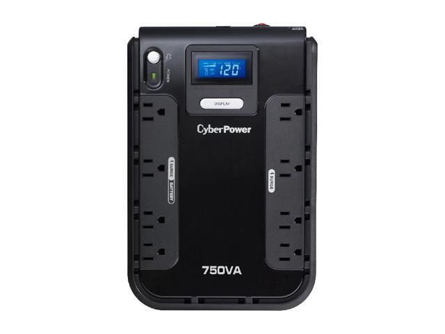 CyberPower TAA Compliant CP750LCDTAA Intelligent LCD 750VA/420W Desktop ...