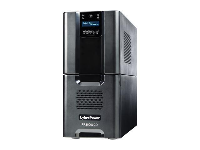 CyberPower Smart App Sinewave PR3000LCD 3000VA Pure Sine Wave Tower LCD ...