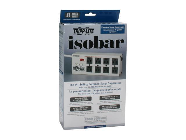 TRIPP LITE ISOBAR8ULTRA 12 feet 8 Outlets 2350 joules Isobar Surge ...