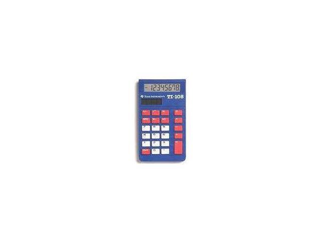 Texas Instruments TI108TK TI-108 8-Digit Basic Calculator, Teacher Pack ...
