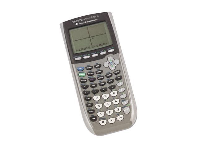 Texas Instruments TI84PLUSSE TI-84Plus Silver Programmable Graphing Calculator, 10- Digit LCD ...