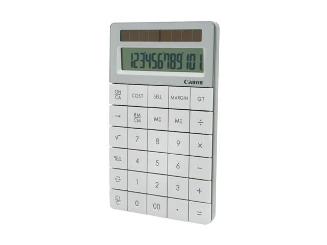 Canon X Mark I (3982B006) Premium Desktop Calculator White - Newegg.com