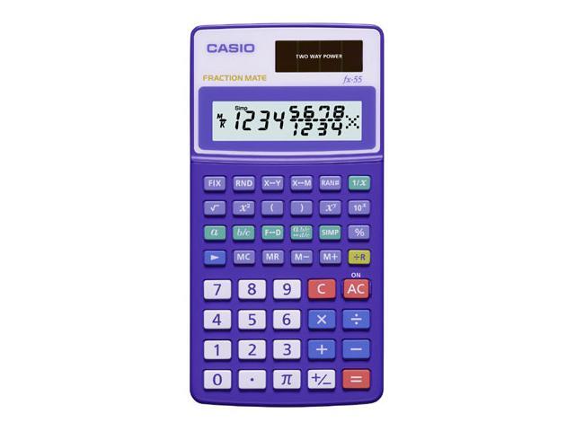 Casio FX-55BU Fraction Mate Calculator - Teacher Pack of 10 - Newegg.com