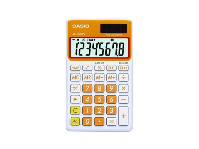 Casio SL-300VC-OE Big Display Calculator - Orange - Newegg.com