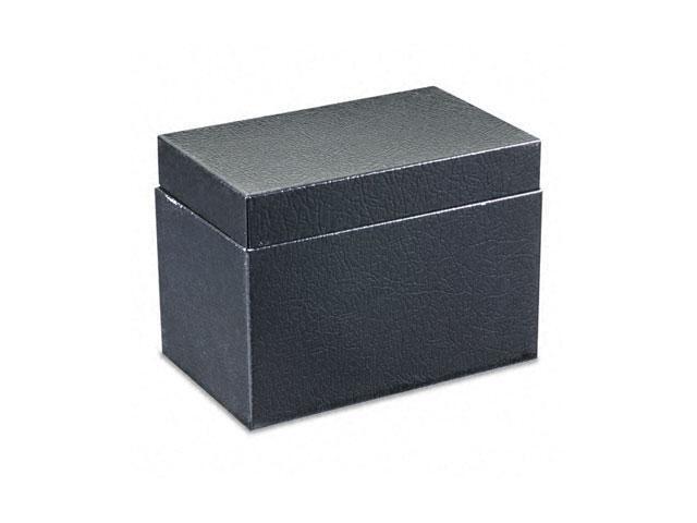 Buddy Products 446-4 Steel Card File Box with Hinged Lid Holds Approx ...