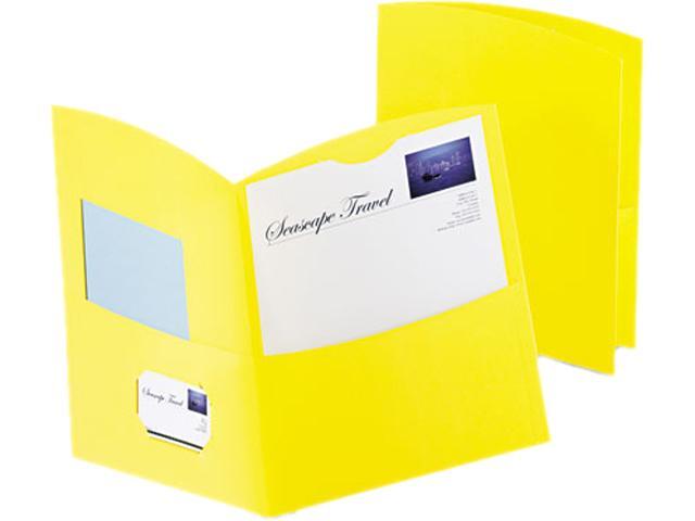 Oxford 50625-70 Contour Two-Pocket Paper Folder, 100-Sheet Capacity ...