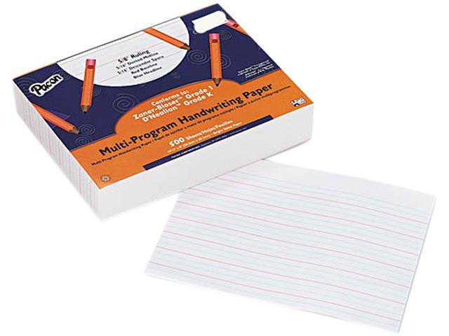 Pacon Multi-Program Handwriting Paper, Grades K/1, 5/8" Rule, White ...