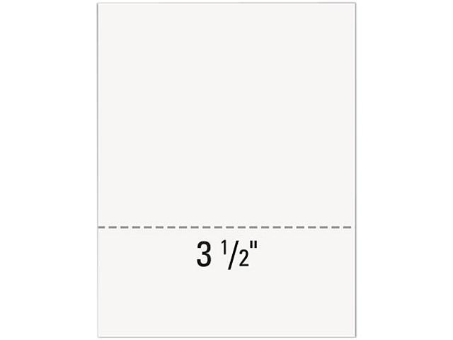 Printworks Professional Micro Perf (3-1/2") Copy/Laser Paper, White ...
