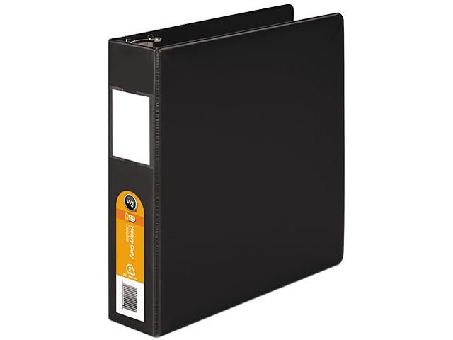 Wilson Jones 384-44B Heavy-Duty No-Gap D-Ring Binder With Label Holder ...