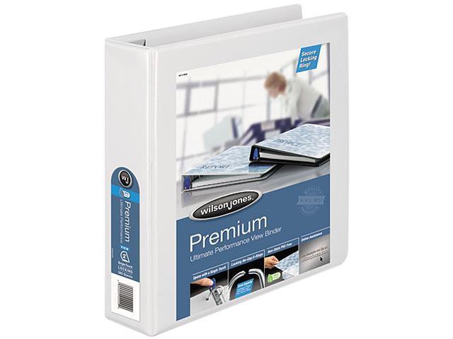 Wilson Jones 86620 Professional Plus No-Gap D-Rings Vinyl View Binder ...