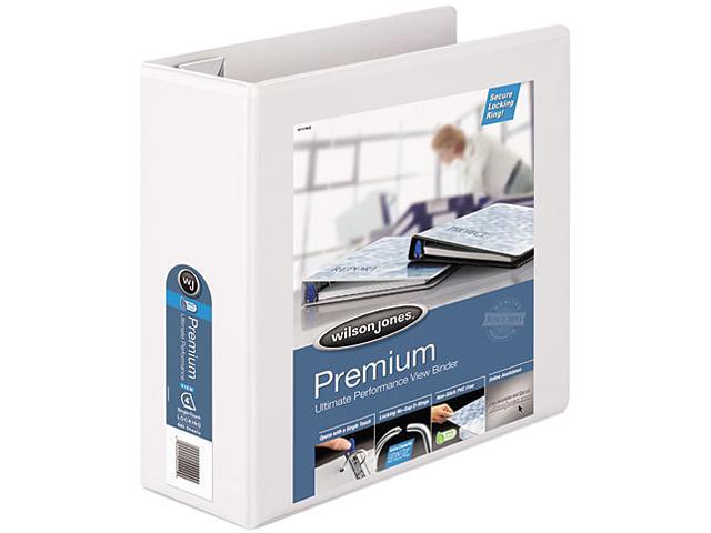 Wilson Jones 86640 Professional Plus No-Gap D-Rings Vinyl View Binder ...