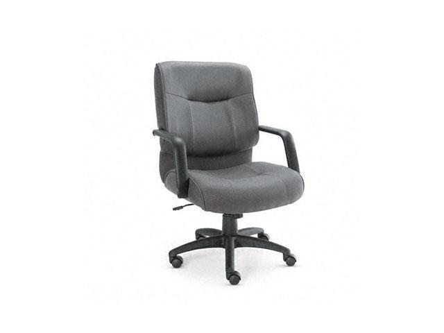 Alera ST42FA40B Stratus Series Mid-Back Swivel/Tilt Chair, Gray Fabric ...