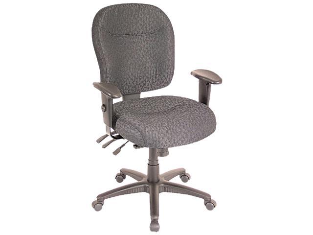 Wrigley Series Mid-Back Multifunction Chair, Charcoal, Adjustable Arms ...