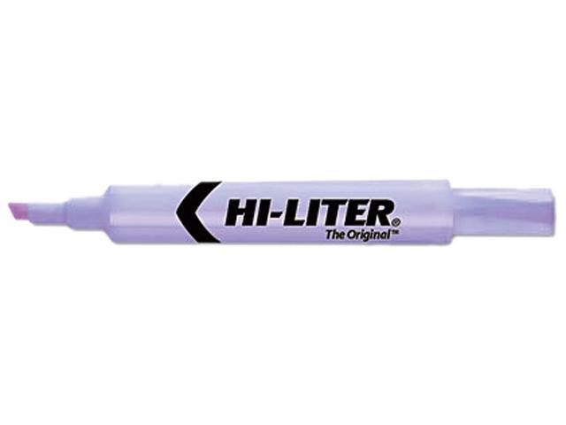 HI-LITER 24060 Desk Style Highlighter, Chisel Tip, Fluorescent Purple ...