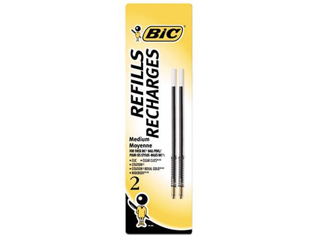 BIC MRC21-BK Refill for Velocity & Widebody Retractable Ballpoint ...