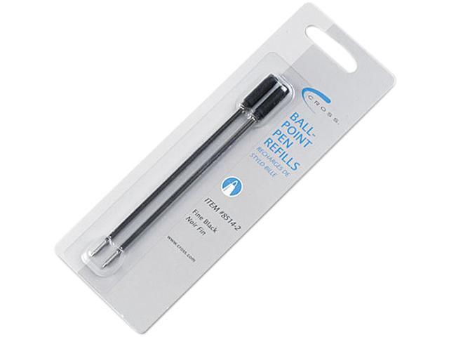 Cross 8514-2 Refills for Ballpoint Pens, Fine, Black Ink, 2/Pack ...