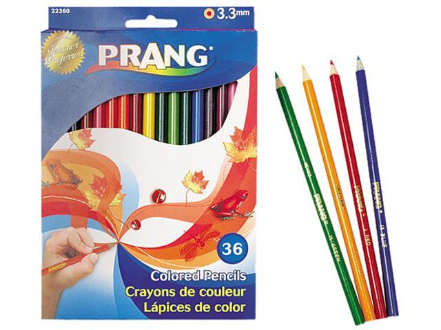 Prang 22360 Colored Woodcase Pencils, 3.3 mm, 36 Assorted Colors/Set ...