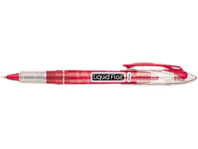 Paper Mate 31002BH Liquid Flair Porous Point Stick Pen, Red Ink, Extra ...