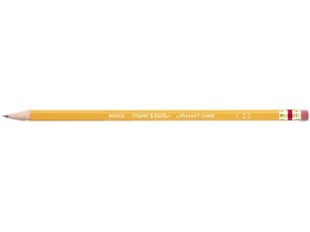 Paper Mate 2098 Mirado Woodcase Pencil, F #2.5, Yellow Barrel, Dozen ...