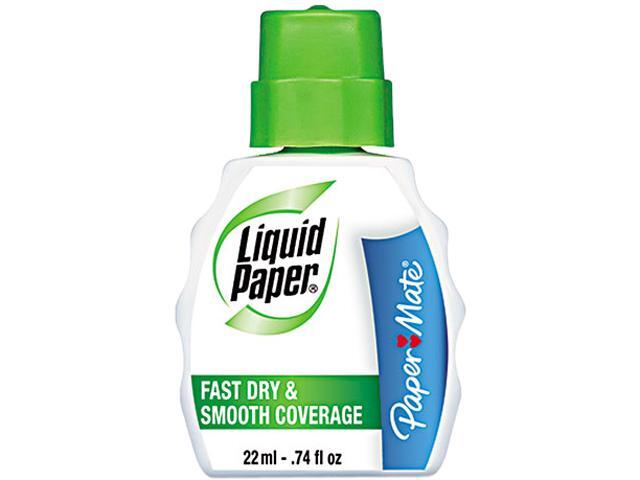 Paper Mate Liquid Paper 5640115 Fast Dry Correction Fluid, 22 ml Bottle ...