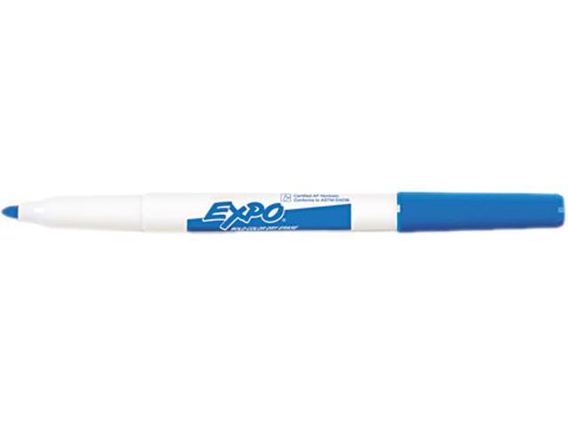 EXPO 84003 Dry Erase Marker, Fine Point, Blue, Dozen - Newegg.com