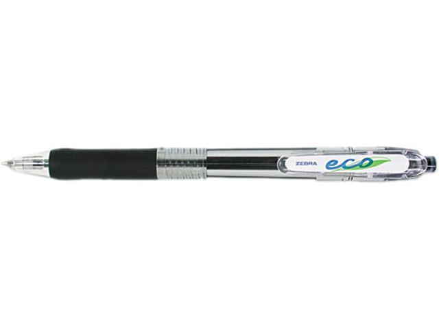 Zebra 22510 Jimnie Clip Ballpoint Retractable Pen, Black Ink, Medium ...