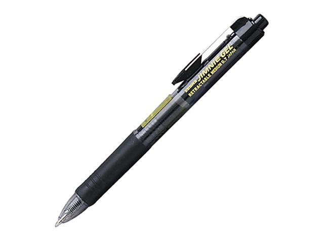 Zebra 47010 Jimnie Roller Ball Retractable Gel Pen, Black Ink, Medium ...