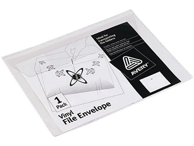 Avery 72053 File Envelope, Jacket, Letter, Vinyl, Clear - Newegg.com