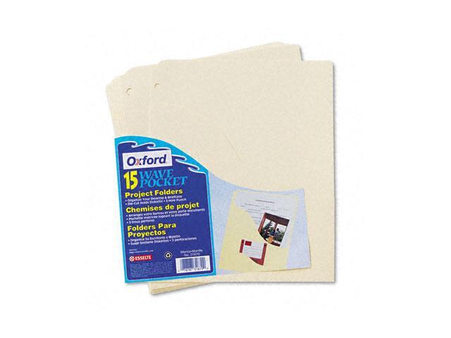 Pendaflex 31870 Slash Pocket Project Folders, Jacket, Letter, Manila ...