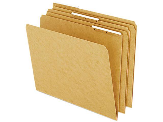 Pendaflex AC182-1/3 Kraft Angled Tab File Folders, 1/3 Cut Top Tab ...