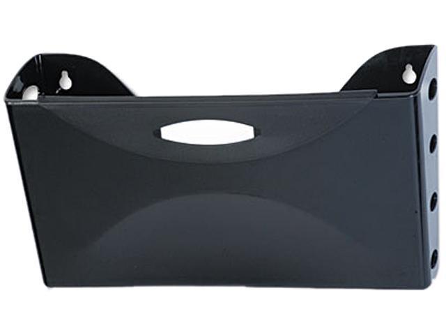 Rubbermaid 18533 Ultra Hot File Single Pocket Wall File, Letter, Black ...